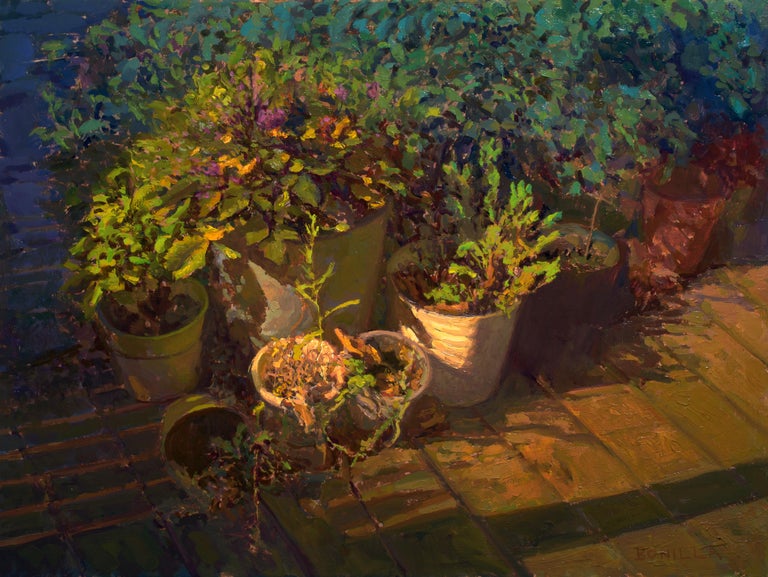 Raymond Bonilla - "Recharge" Oil Painting For Sale at 1stDibs