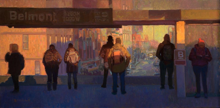Raymond Bonilla - "Regroup" Oil Painting For Sale at 1stDibs