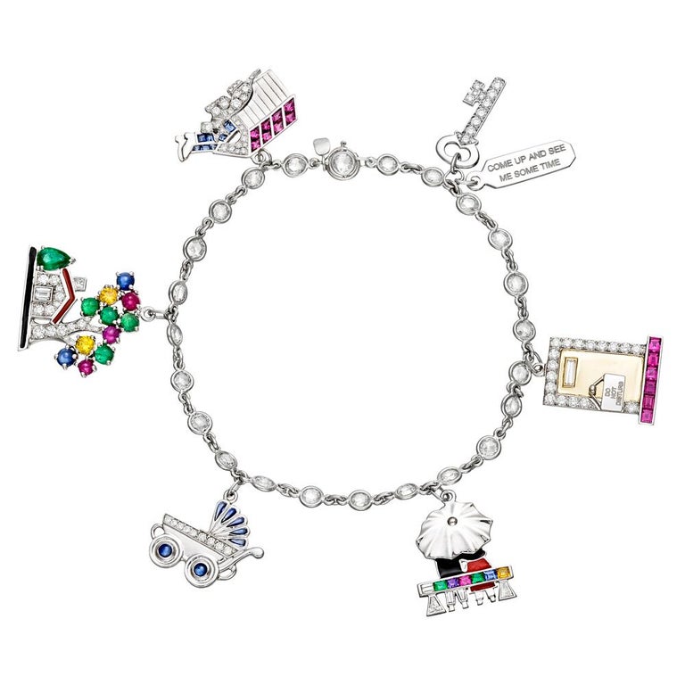 Raymond C. Yard Diamond "Keys to My Place" Charm For Sale at 1stDibs