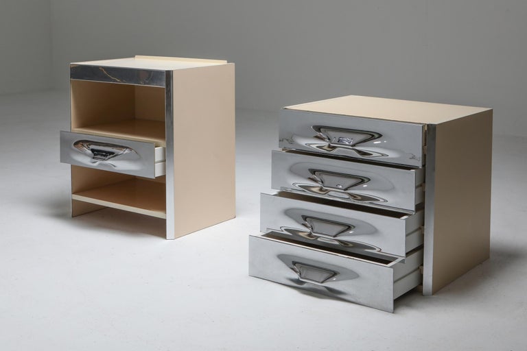 Raymond Loewy Chrome Drawer Chest at 1stDibs