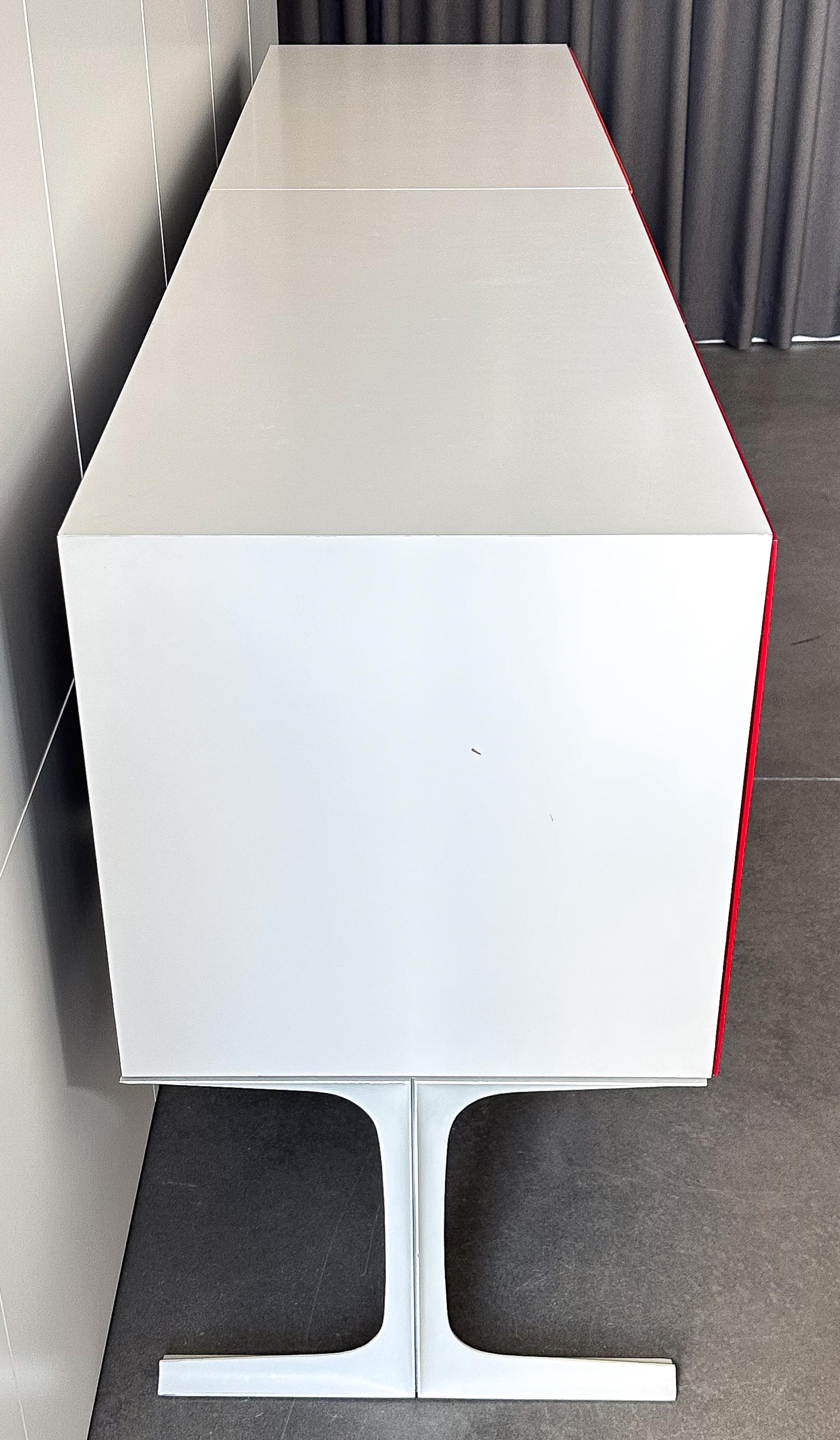 Raymond Loewy DF2000 Four Door Sideboard Cabinet For Sale at 1stDibs