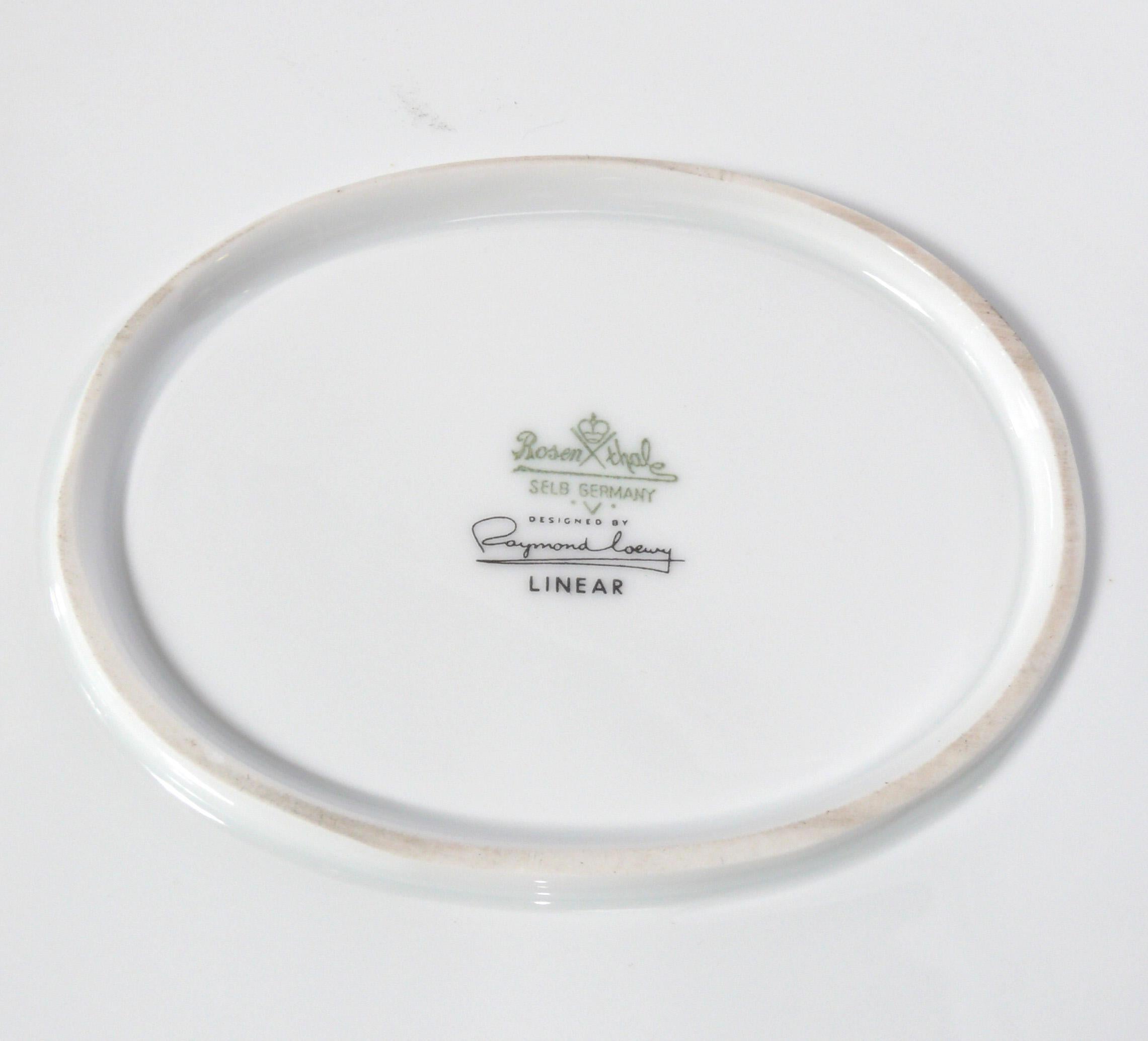 Raymond Loewy Linear China Set for Rosenthal at 1stDibs | rosenthal china pattern identification