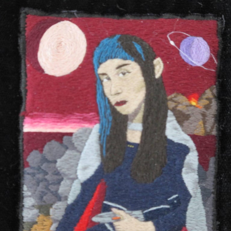 Raymond Materson Alien Girl Sewn from Unraveled Socks For Sale at 1stDibs