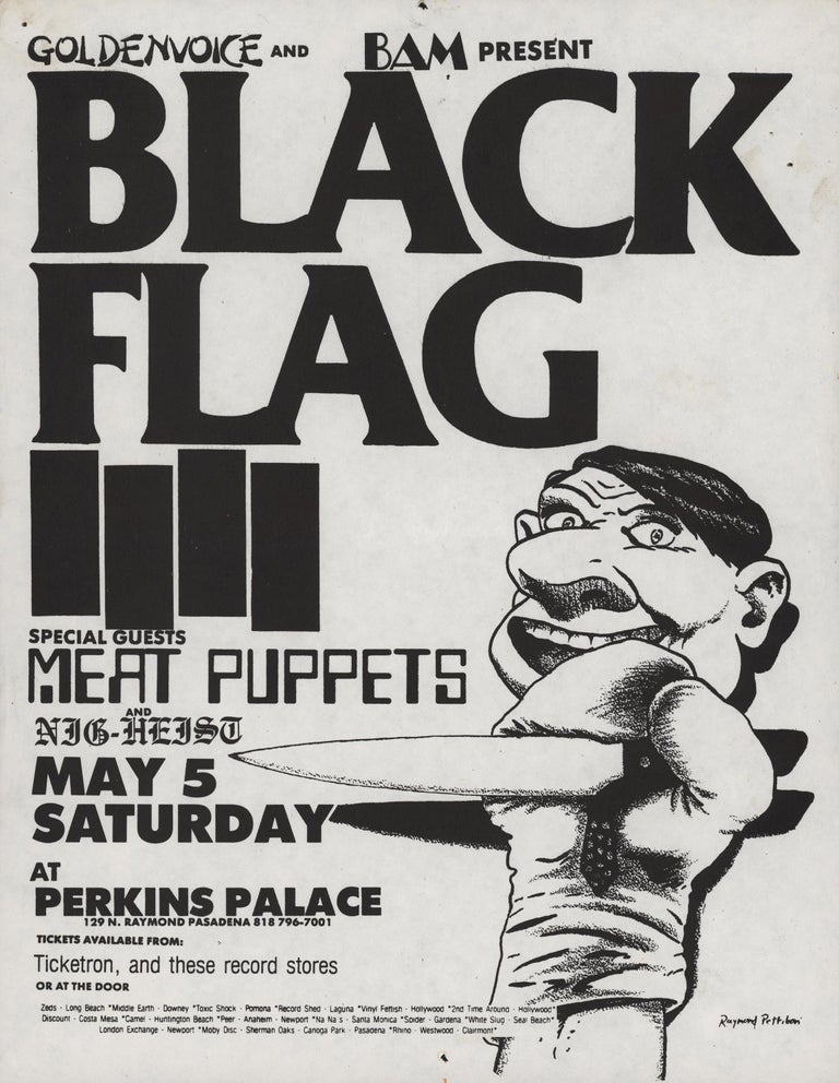 Raymond Pettibon - Raymond Pettibon Punk flier 1984 (Raymond Pettibon ...