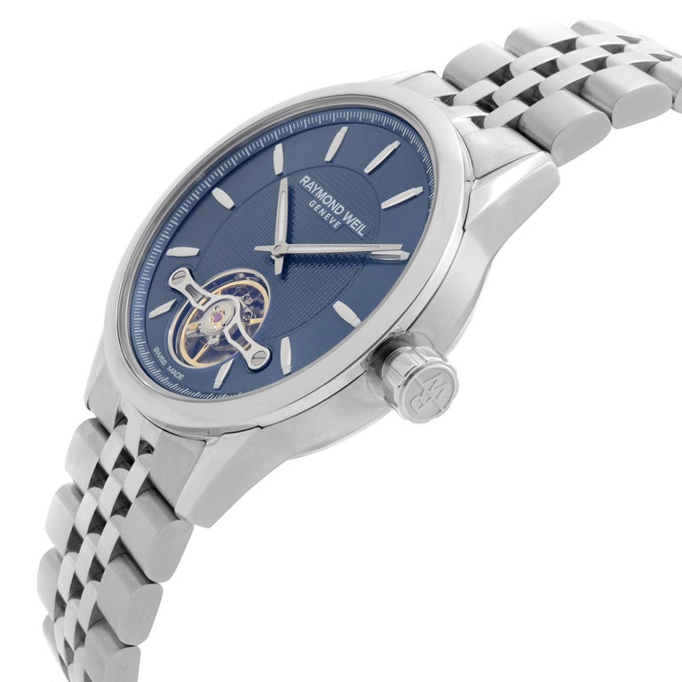 Raymond Weil Freelancer Steel Blue Dial Automatic Mens Watch 2780-ST ...