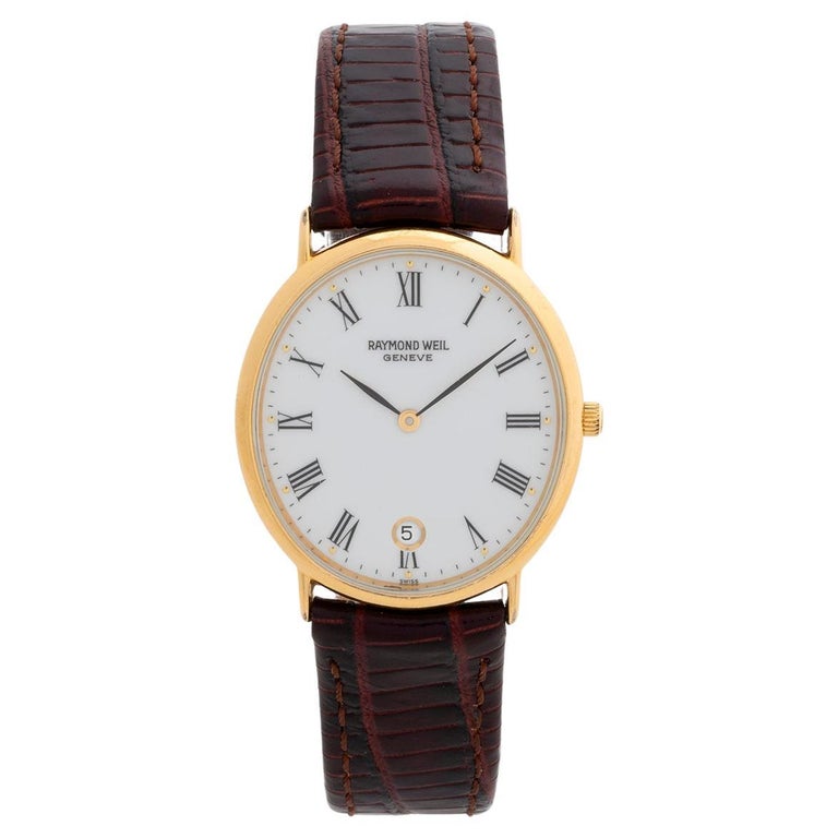 Raymond Weil Geneve ref 5524. 18 Carat Yellow Gold. Excellent Condition ...
