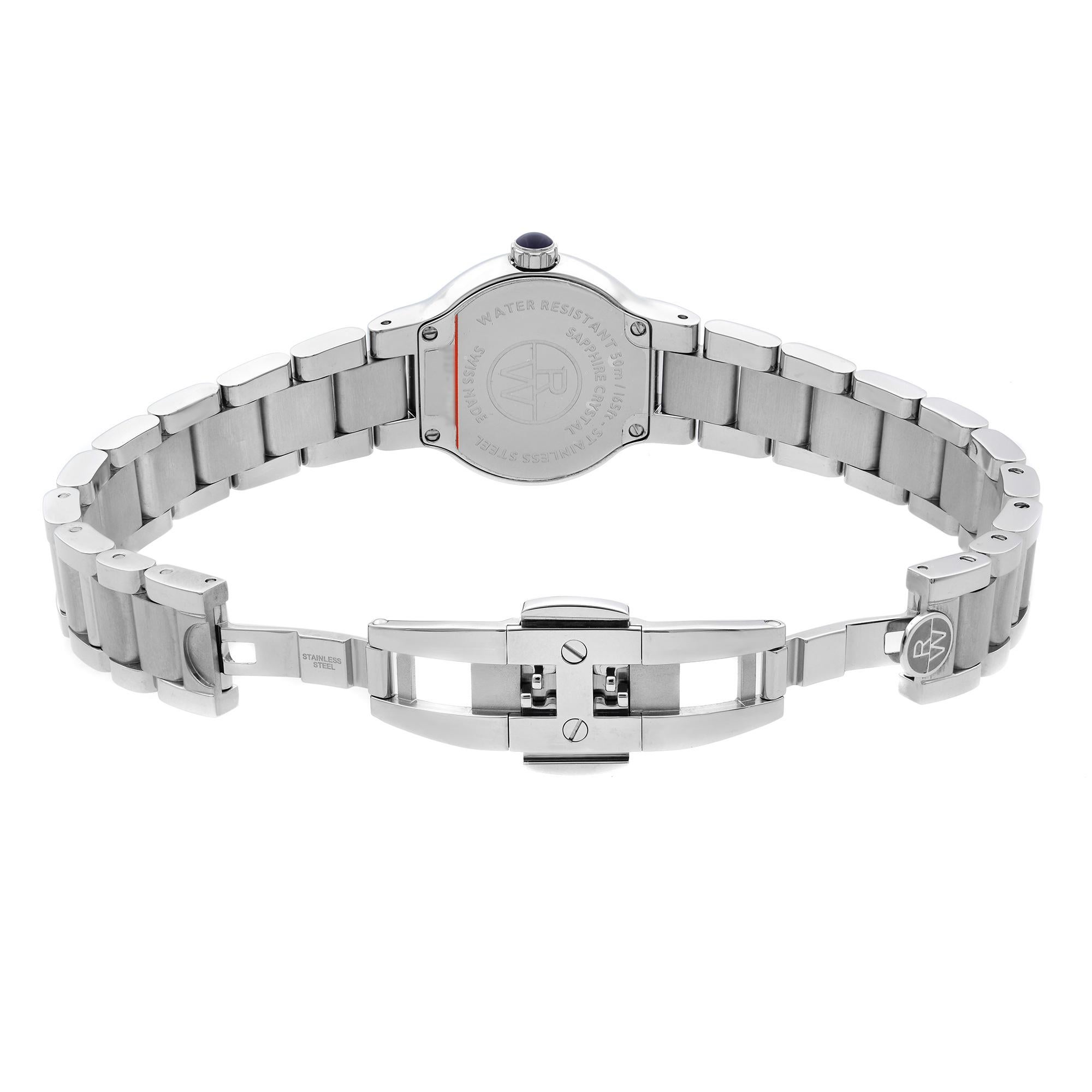 Raymond Weil Noemia Stainless Steel MOP Dial Quartz Ladies Watch 5927 ...