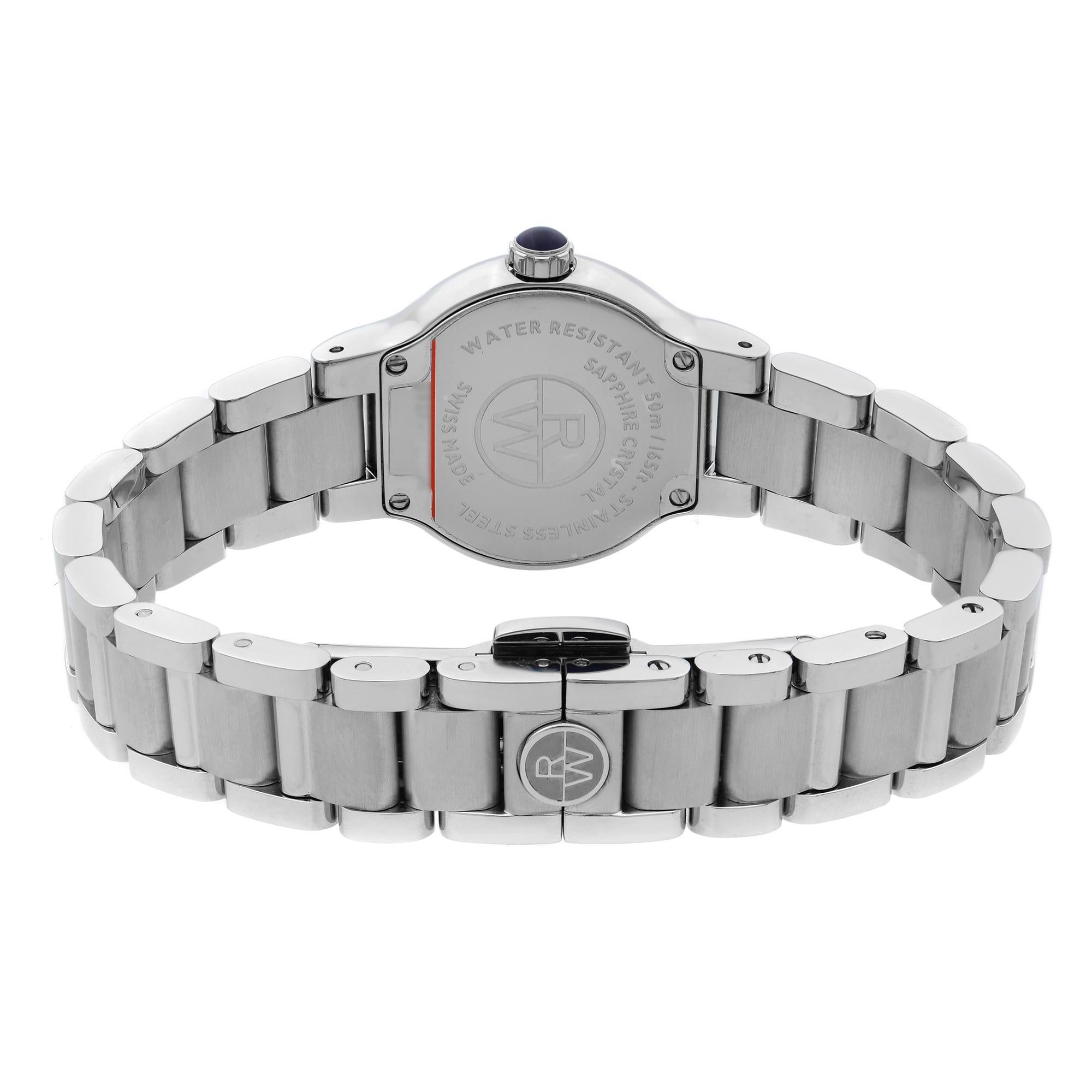 Raymond Weil Noemia Stainless Steel MOP Dial Quartz Ladies Watch 5927 ...