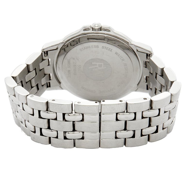 Raymond Weil Silver Stainless Steel Tango 5560 Men's Wristwatch 36 mm ...