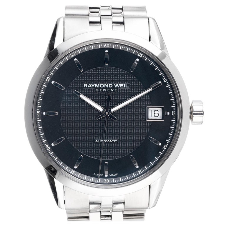 Raymond Weil Stainless Steel Automatic Wristwatch For Sale at 1stDibs