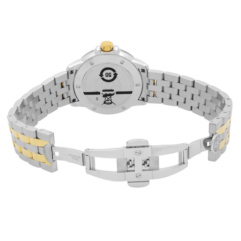 Raymond Weil Tango 41 Two-Tone Steel White Dial Quartz Mens Watch 8160 ...