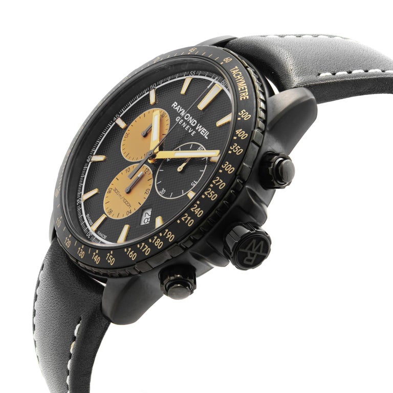 Raymond Weil Tango Marshall Amplification Black PVD Mens Watch 8570-BKC ...