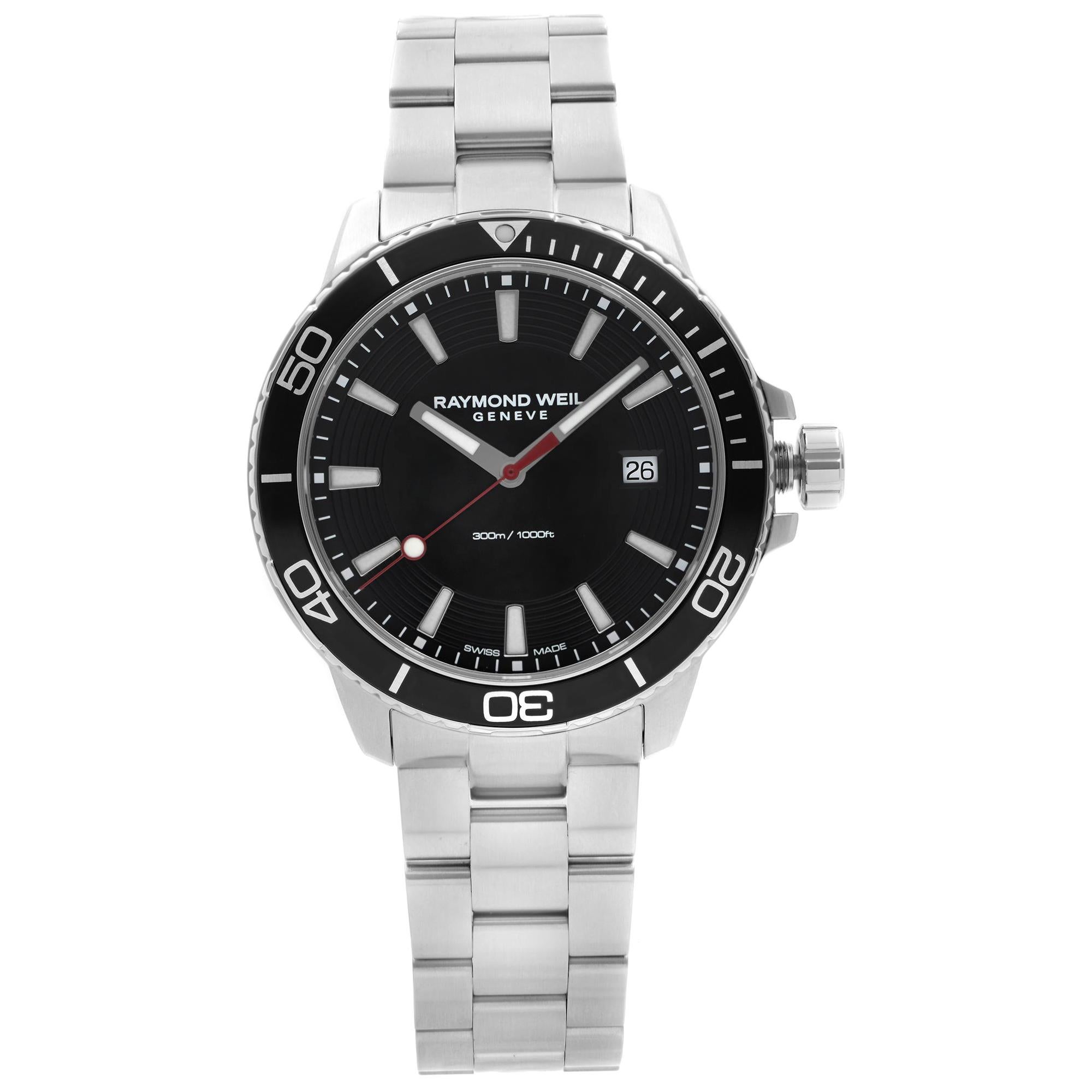 Raymond Weil Tango Chronograph Steel Gray Dial Quartz Mens Watch 4899 ...