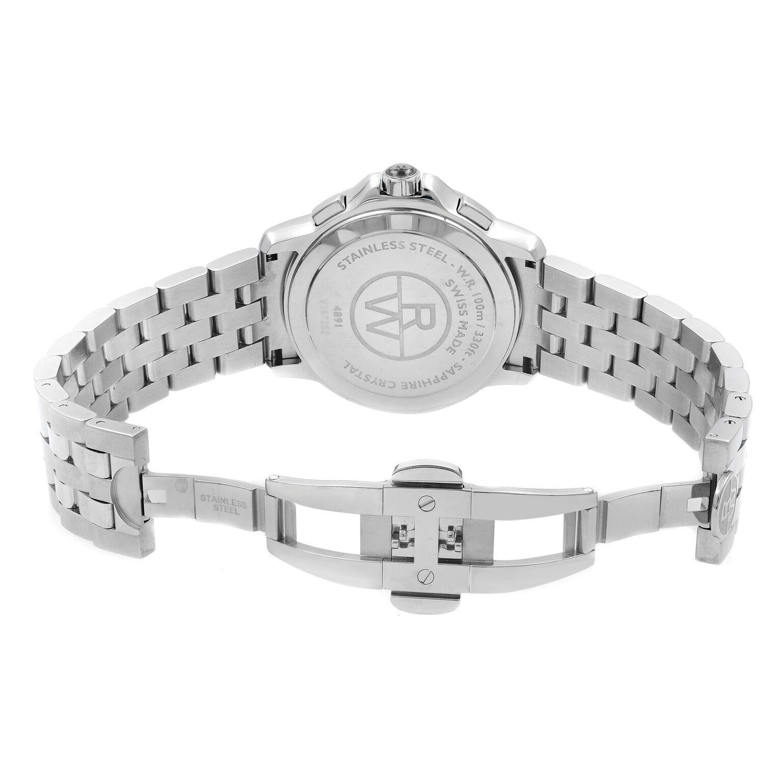 Raymond Weil Tango Stainless Steel Silver Dial Quartz Men's Watch 4891 ...