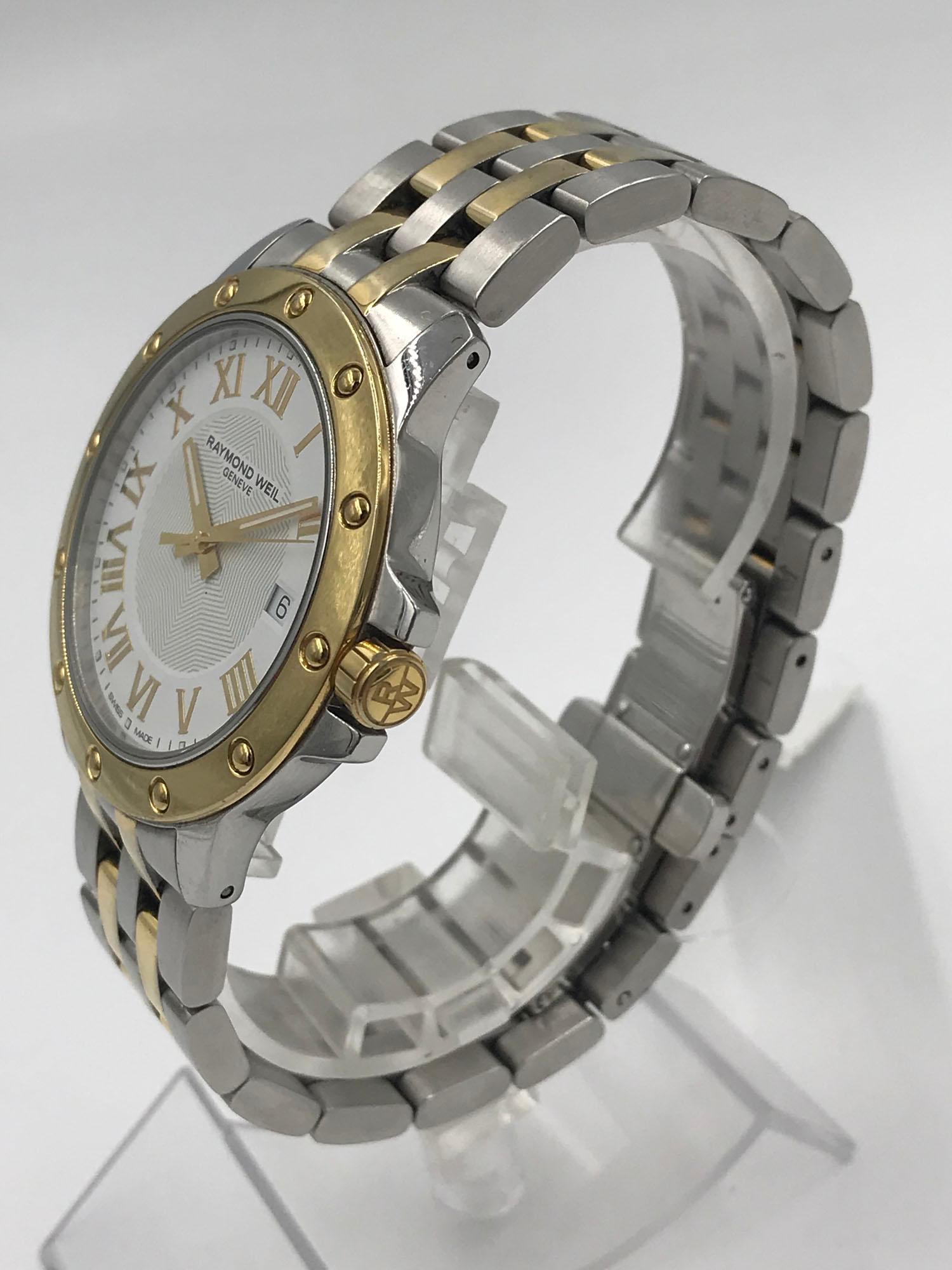Raymond Weil Tango Two-Tone Stainless Steel Quartz Men's Watch 5599-STP ...
