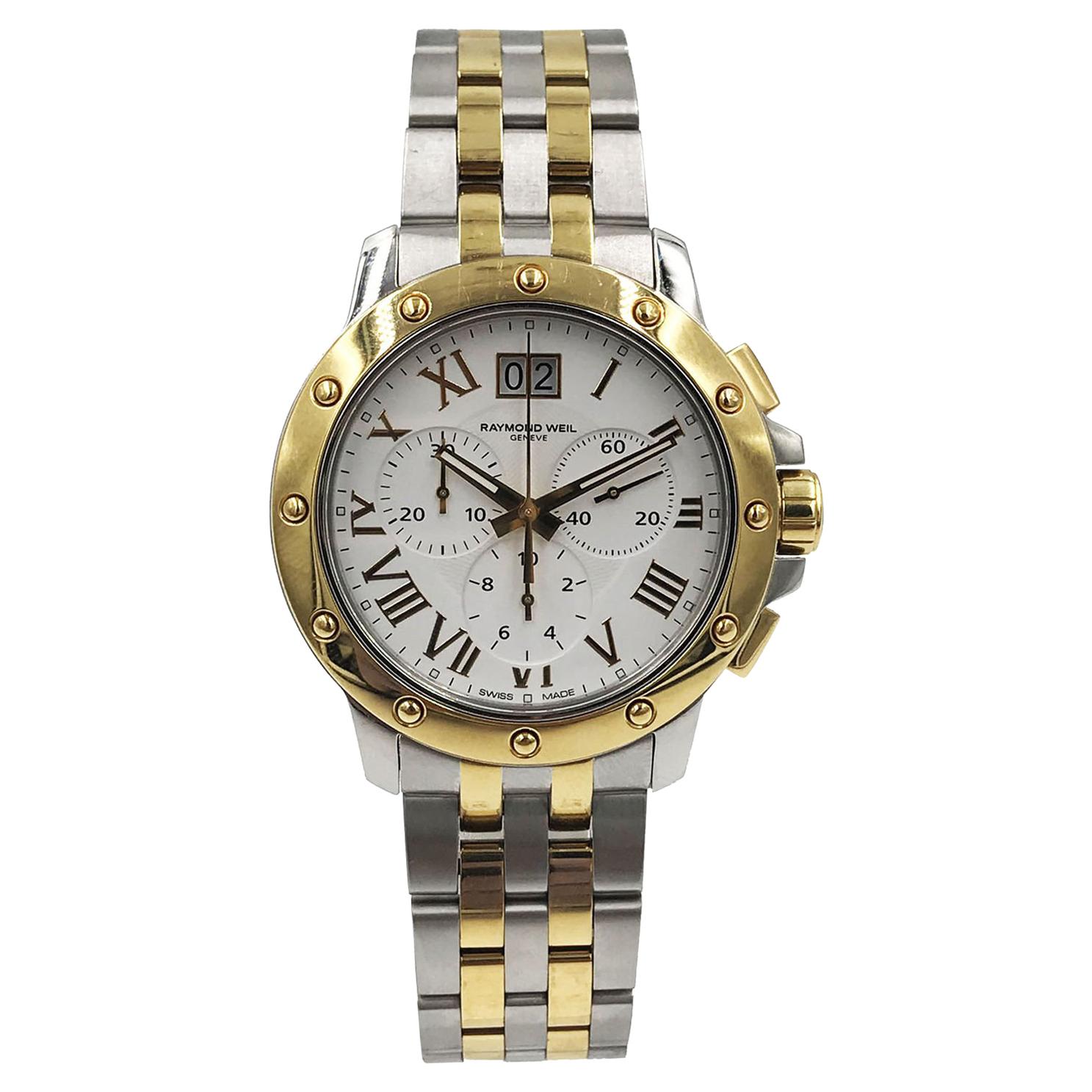 Raymond Weil Tango Two-Tone Steel Quartz Men's Watch 4899-STP-00308 at ...