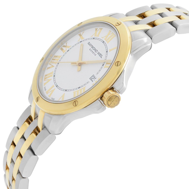 Raymond Weil Tango Two-Tone Steel White Dial Quartz Mens Watch 5591-STP ...