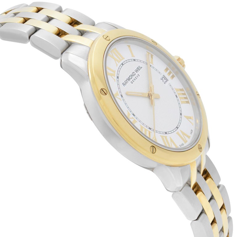 Raymond Weil Tango Two-Tone Steel White Dial Quartz Mens Watch 5591-STP ...