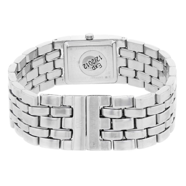 Raymond Weil Tema Diamonds Square Steel Quartz Ladies Watch 5886-DB-BK ...