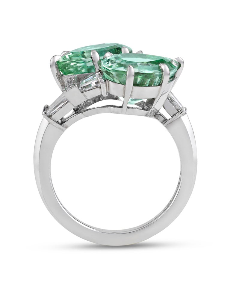 Raymond Yard Mint Tourmaline Bypass Ring at 1stDibs