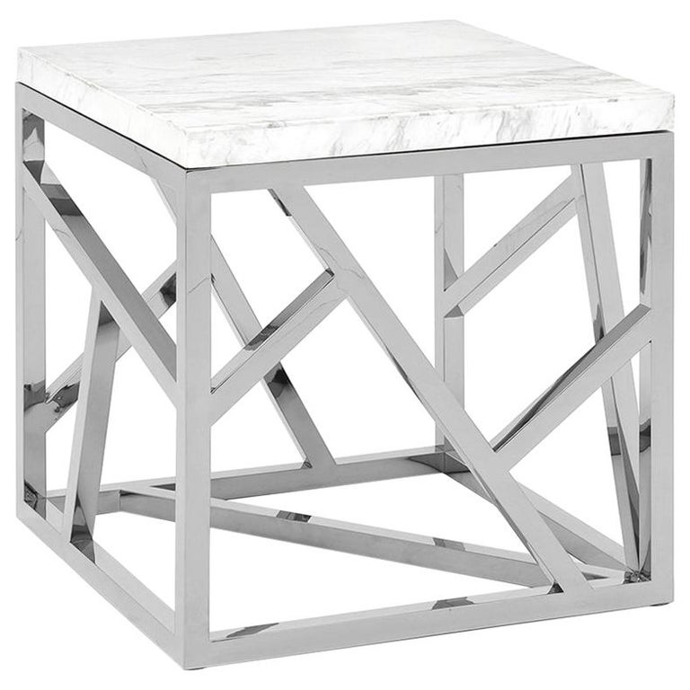Raytona Chrome Side Table For Sale at 1stDibs
