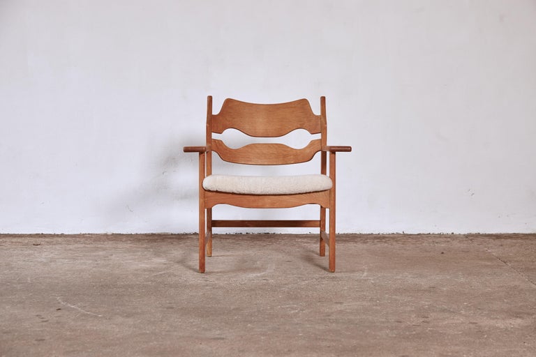 Razor Blade Armchair by Henning Kjærnulf 'Kjaernulf', Denmark, 1960s at ...