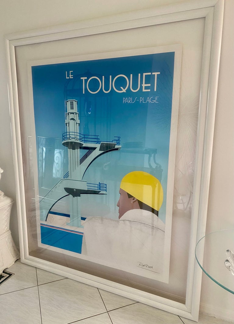 Razzia, Original Hand Signed Framed Poster, Le Touquet Paris-Plage, Art ...