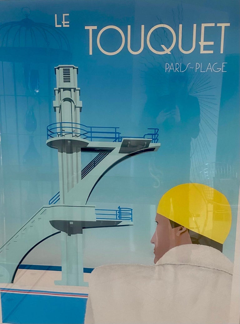 Razzia, Original Hand Signed Framed Poster, Le Touquet Paris-Plage, Art ...