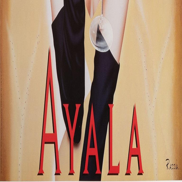 Razzia, Original Vintage Champagne Poster, Ayala, 2005 For Sale at 1stDibs