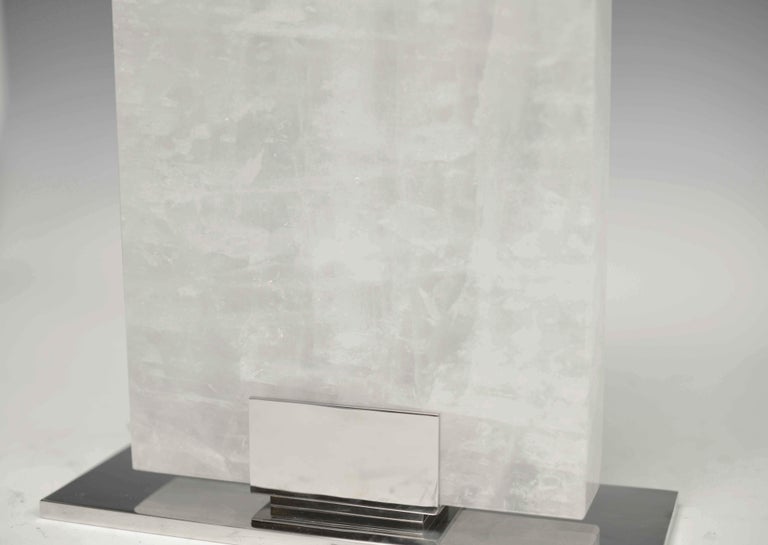 RBN Rock Crustal Lamps by Phoenix For Sale at 1stDibs