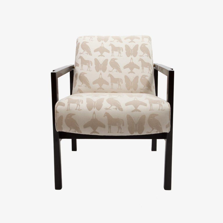 Re: 264 Floor Model Lounge Chairs with Black Buff Lacquered Frames For ...