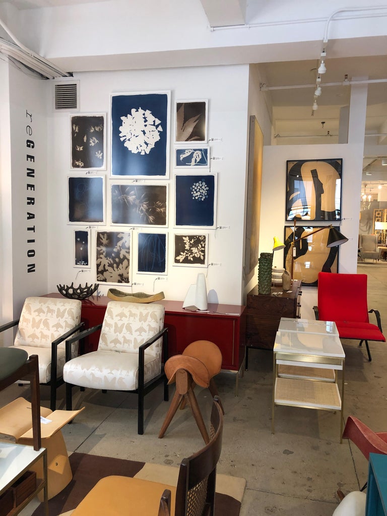 Re: 264 Floor Model Lounge Chairs with Black Buff Lacquered Frames For ...