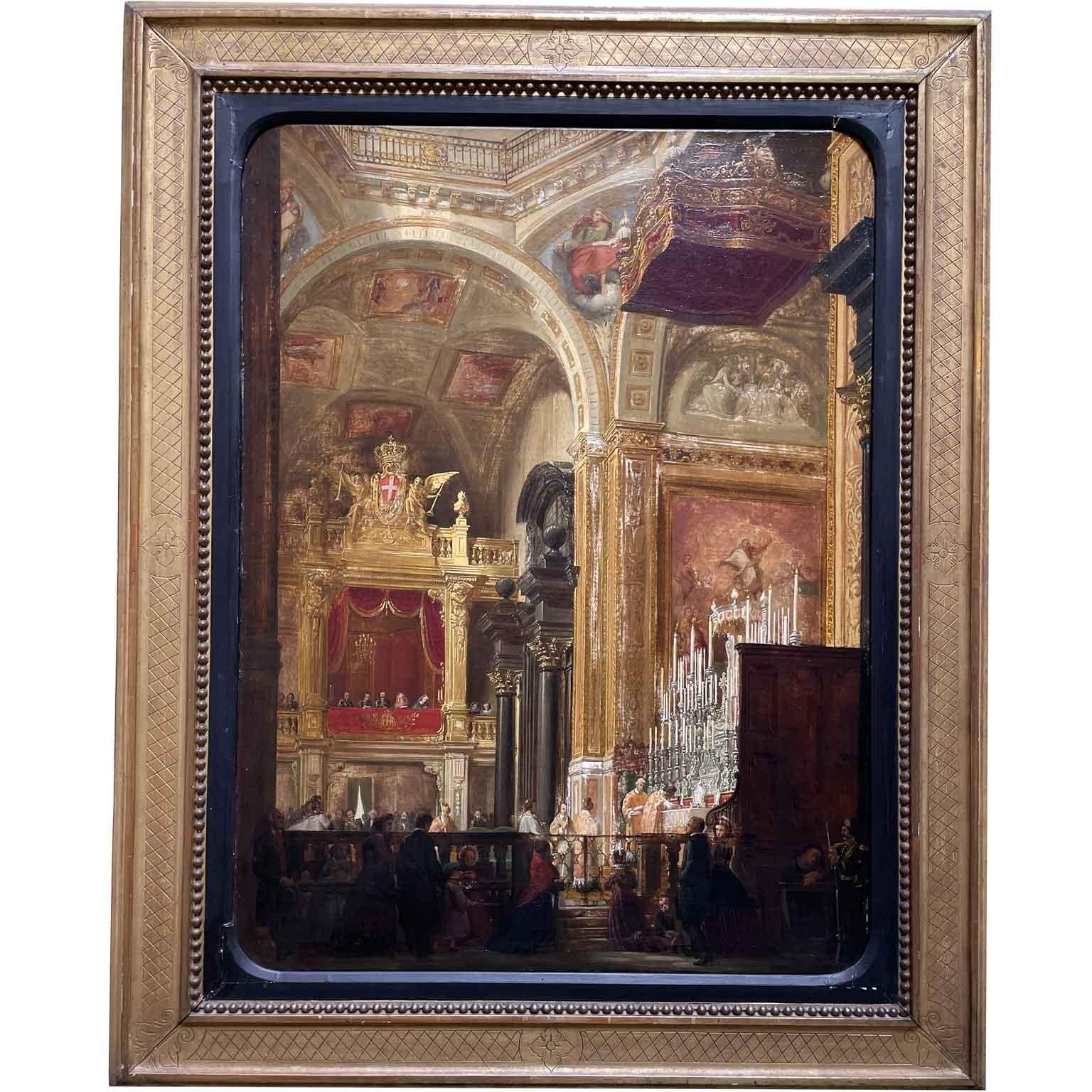 King Victor Emmanuel II in the Cathedral of Turin Dell'Italiano Ferrero ...