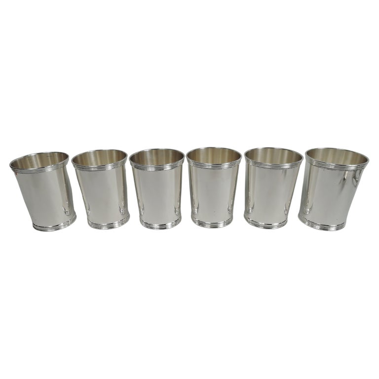 Real Deal Southern Barware, Set of 6 Trees Kentucky Mint Julep Cups at ...