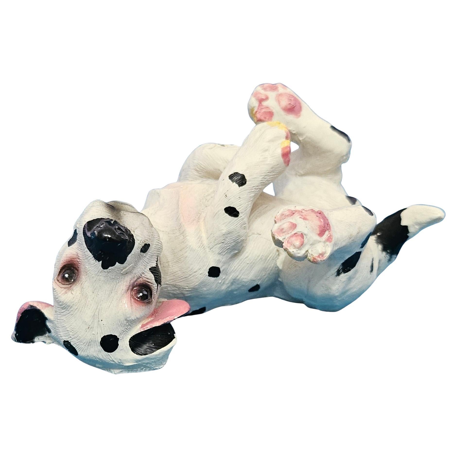 Realistic Puppy Figurine with Amazing Eyes and a Playful Pose For Sale ...
