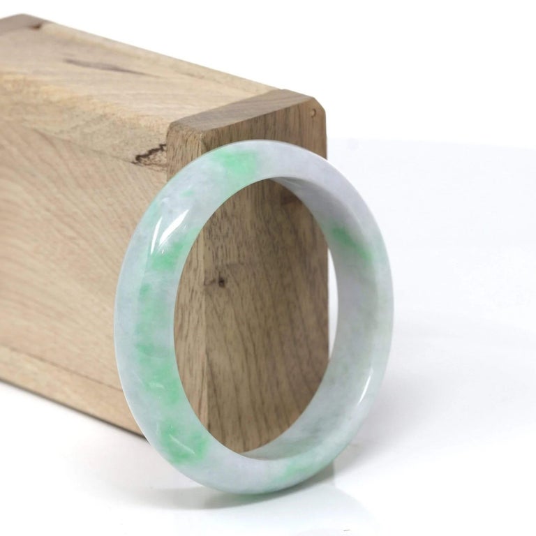 RealJade Classic Bangle Genuine Burmese High Quality Jadeite Bracelet ...