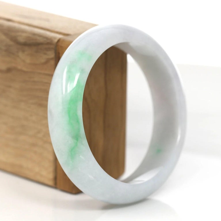 Realjade Co. Genuine Burmese High Quality Jadeite Jade Bangle Bracelet ...