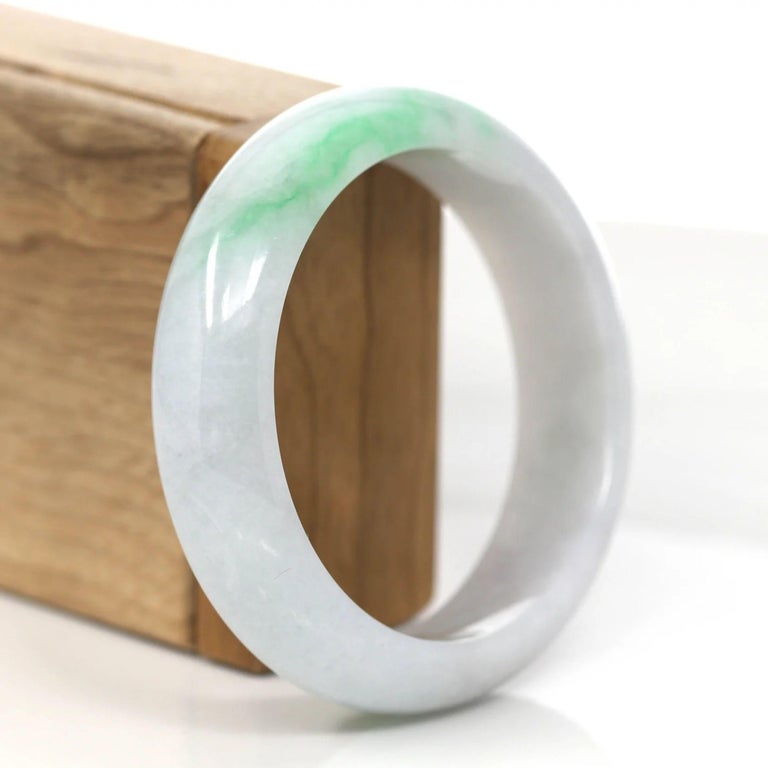 Realjade Co. Genuine Burmese High Quality Jadeite Jade Bangle Bracelet ...