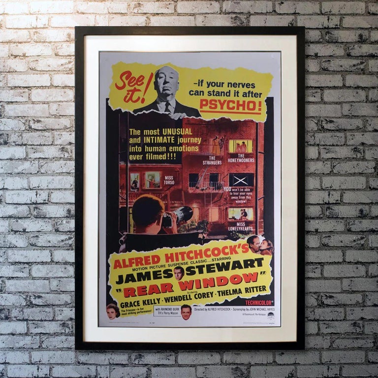Rear Window, Unframed Poster, 1962r For Sale at 1stDibs