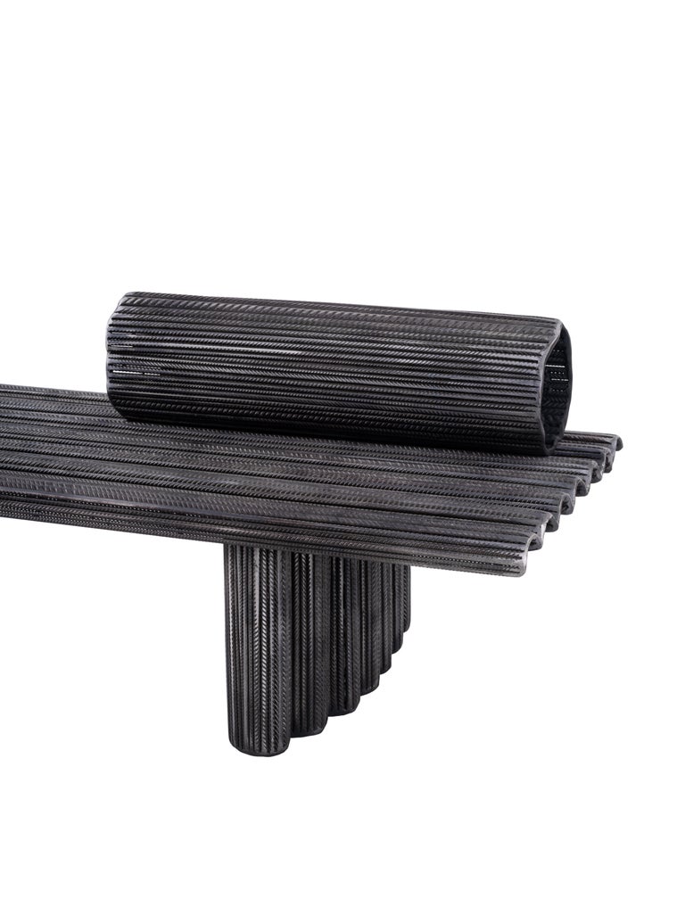 Rebar Steel Bench by Jordan Artisan Collectible Design Contemporary ...