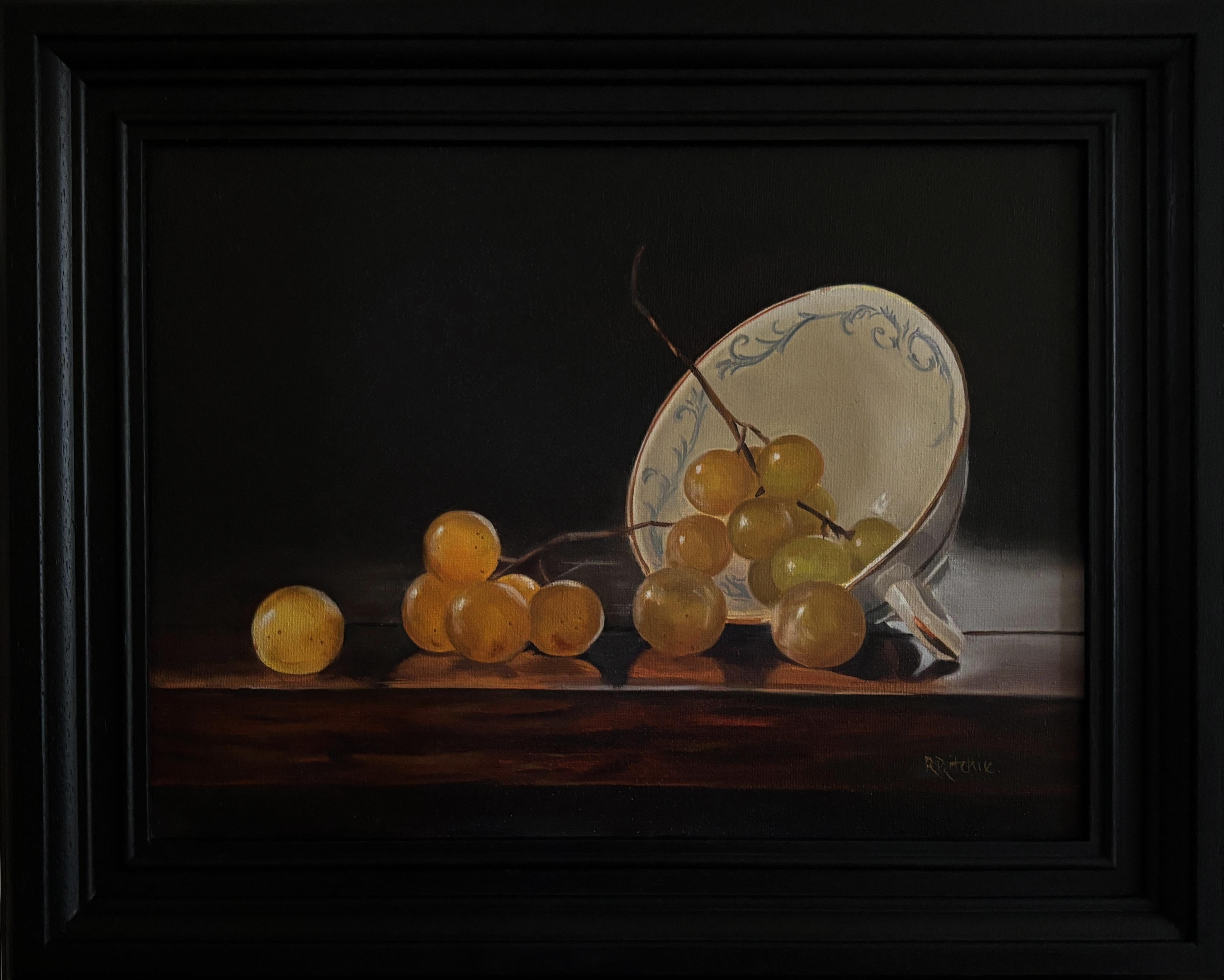 Rebecca Ritchie - Muscat Grapes and Teacup - original realism still ...