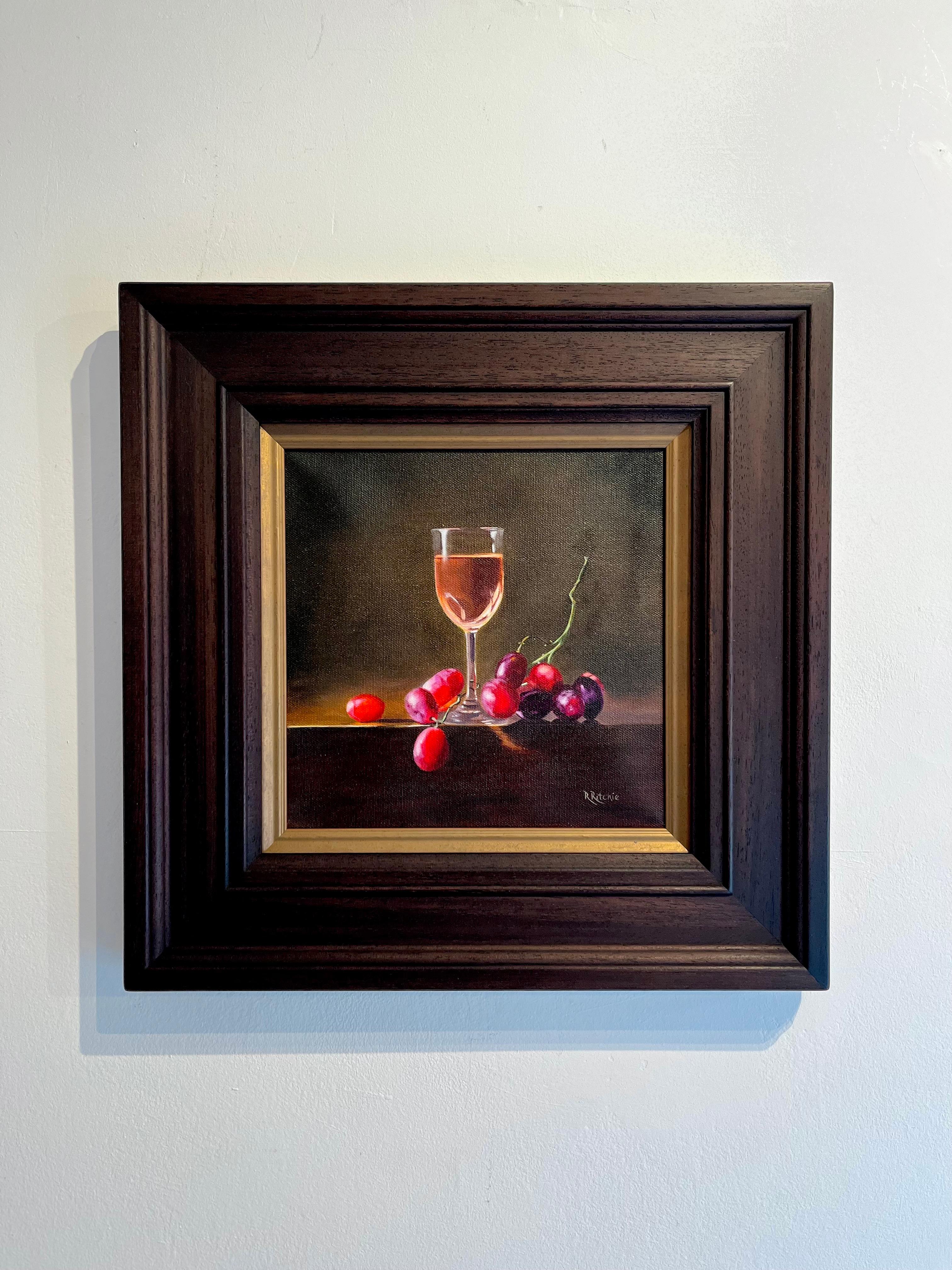 Rebecca Ritchie - Red Grapes and Wine - dutch contemporary still life ...