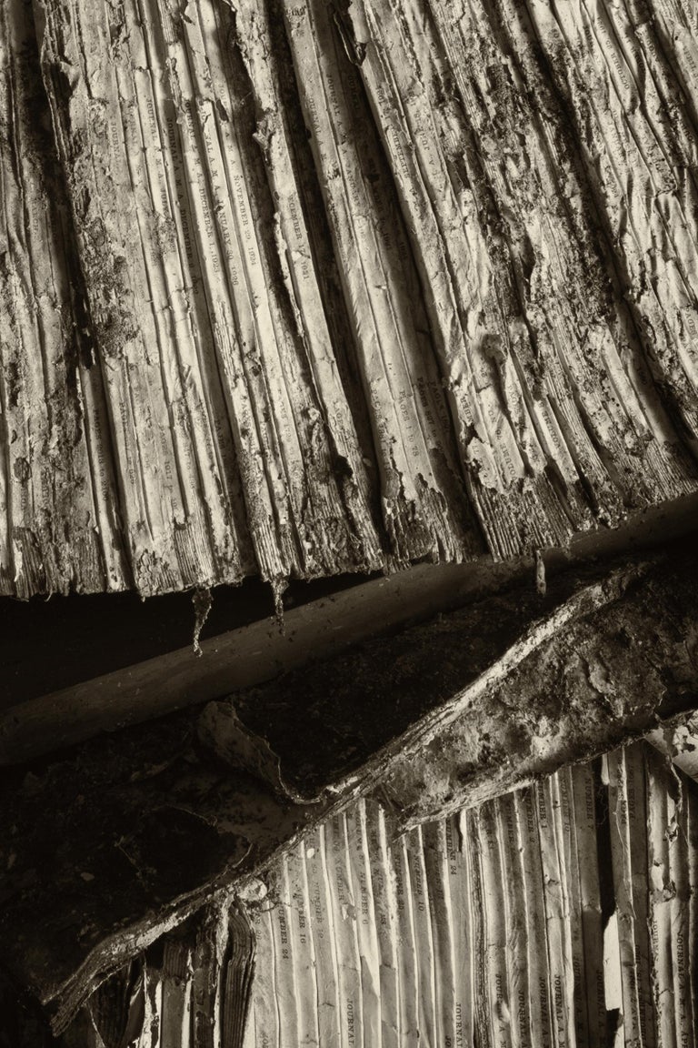 Rebecca Skinner - "Timeworn", photograph, black, white, books, paper ...