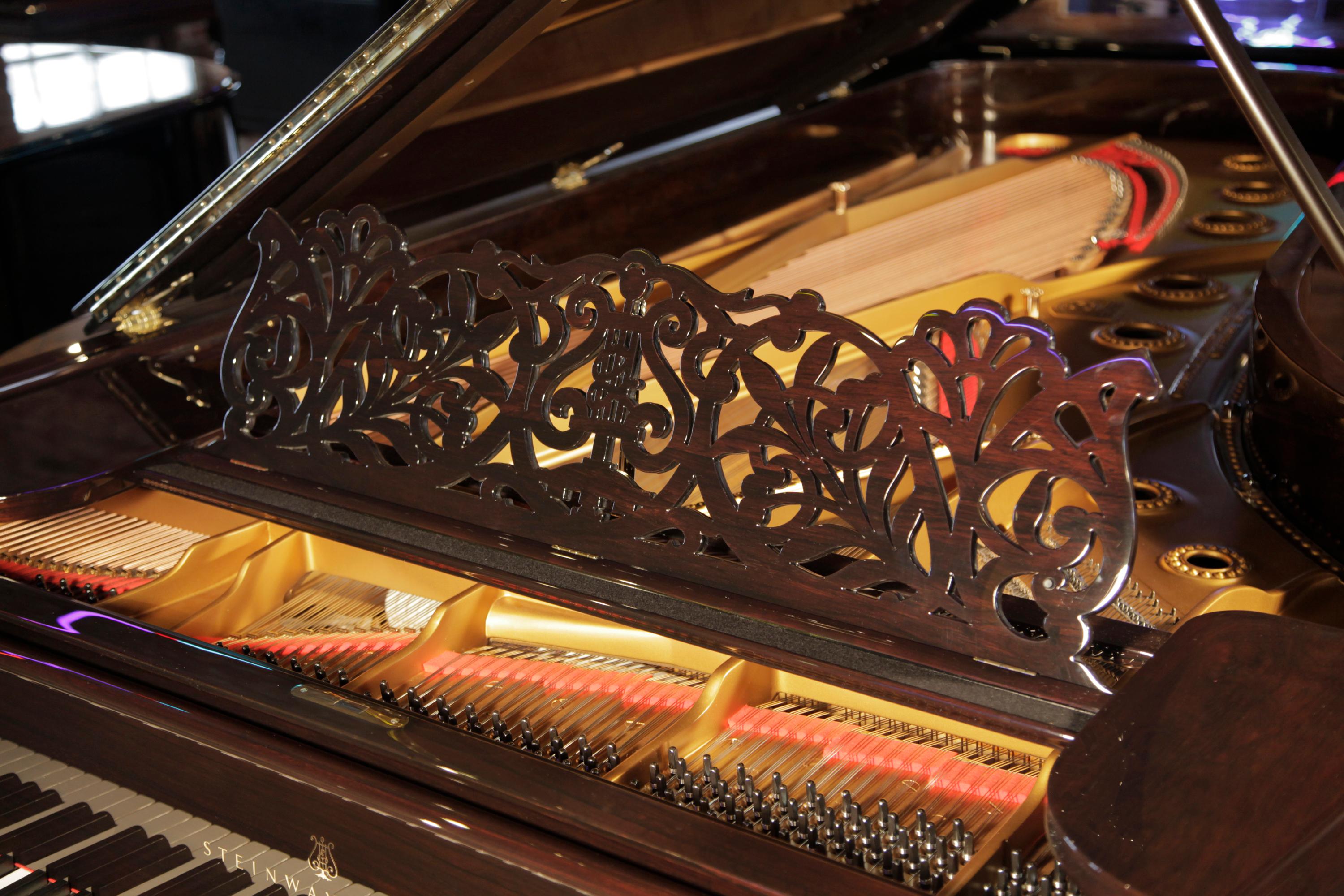 Rebuilt Steinway and Sons Model D Grand Piano Rosewood Grecian Urn Legs ...