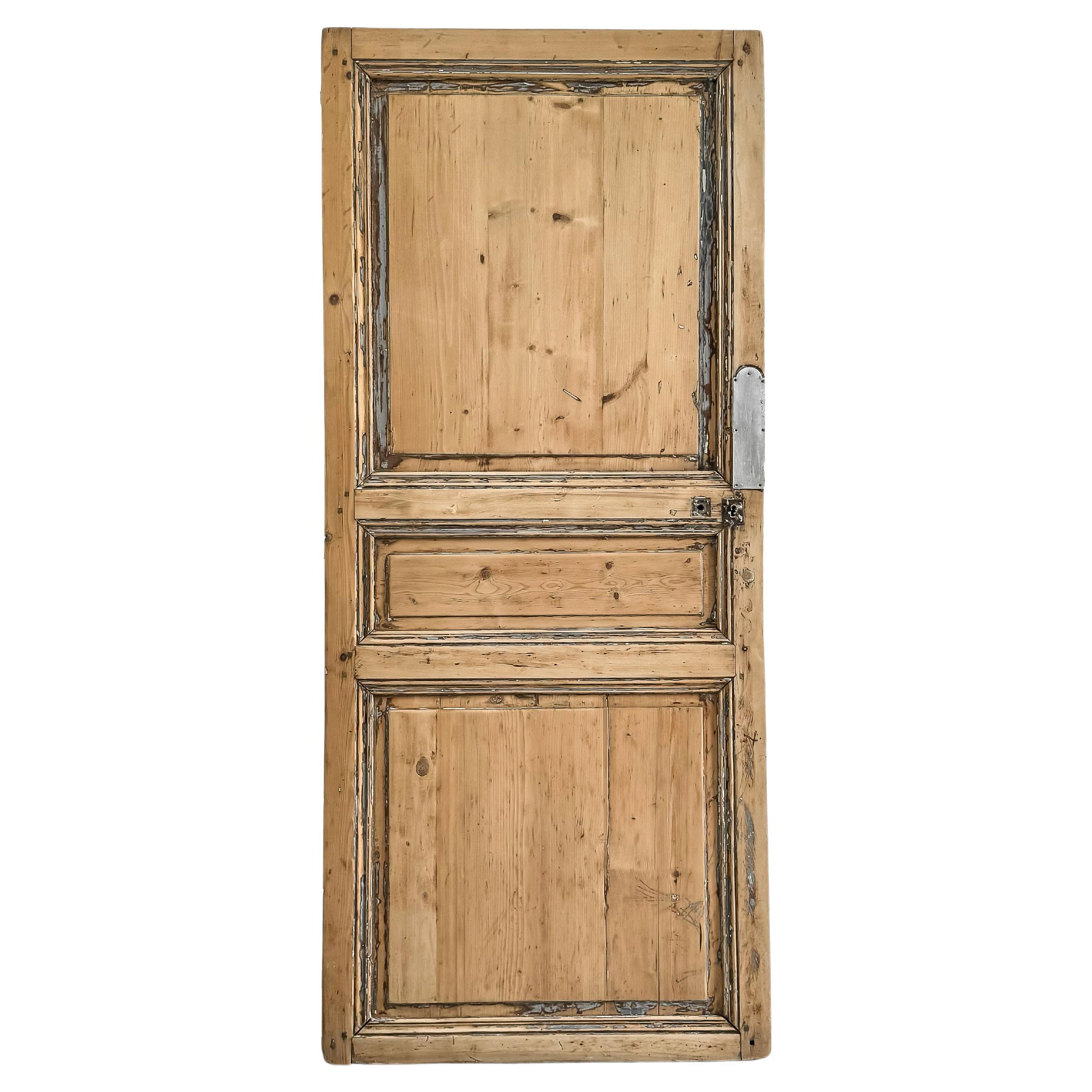 Pair of 19th Century Reclaimed French Oak Interior Doors For Sale at ...