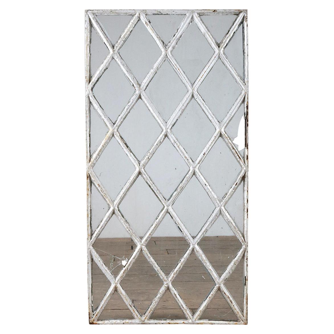 Reclaimed Cast Iron Lattice Window Panel, 20th Century For Sale at 1stDibs