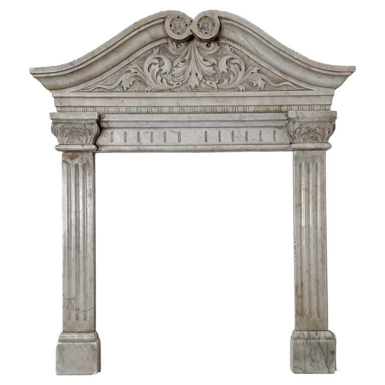 Reclaimed Catholic Church Marble Surround For Sale at 1stDibs