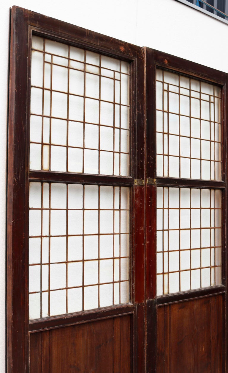 Reclaimed Copper-Light Double Doors at 1stDibs