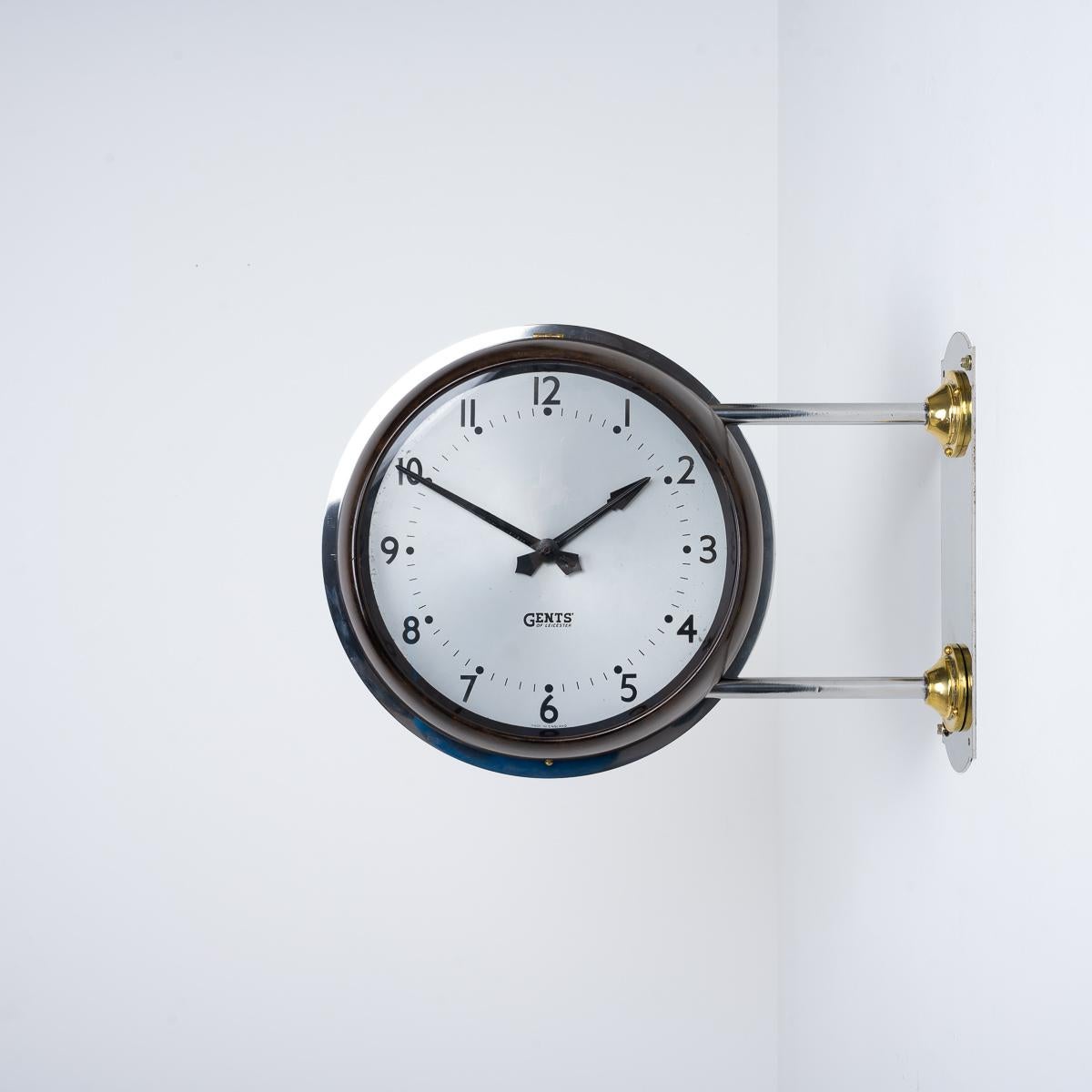 Reclaimed Double Sided Bakelite Factory Clock by Gents of Leicester at ...