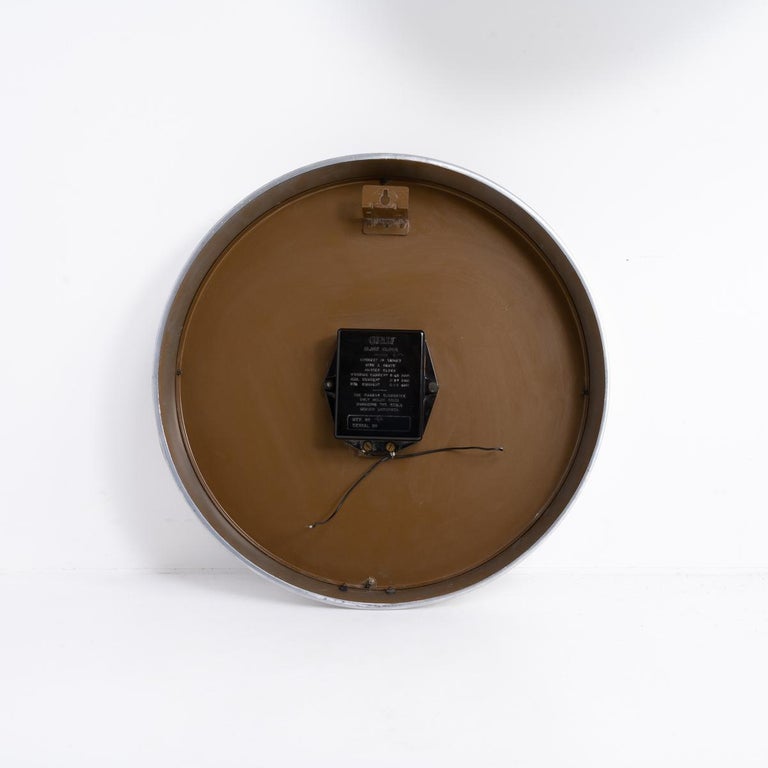 Reclaimed Double Sided Electric Factory Clock by Gent of Leicester For ...